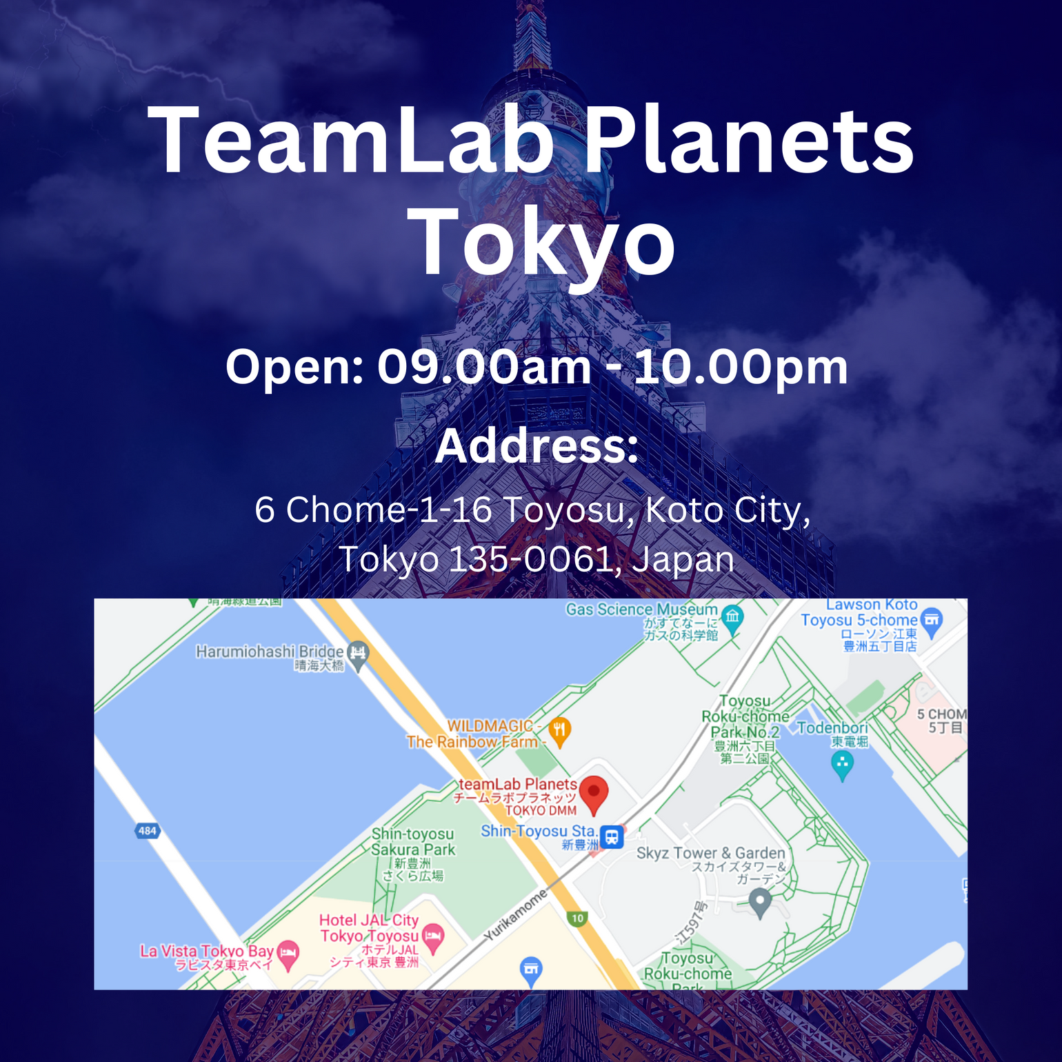 TeamLab Planets Tokyo – Reserve-Japan